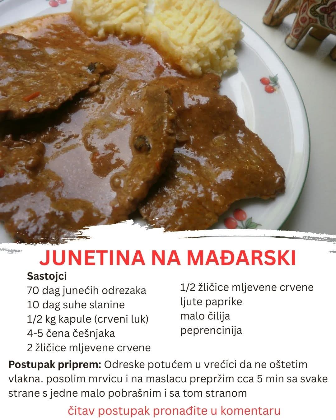 "Mađarska čarolija u tanjiru: Junetina koja se raspada od sočnosti i ...